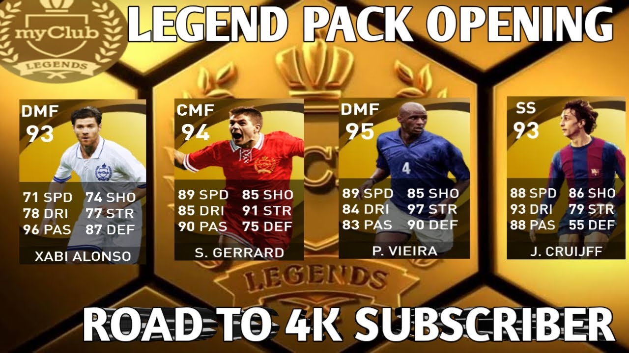 LEGEND BOX DRAW PACK OPENING IN PES 21 MOBILE - YouTube