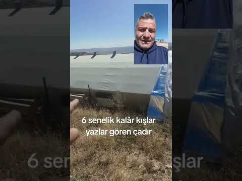 Sivas 6 senelik yaz kış gören çadır uçtu mu!