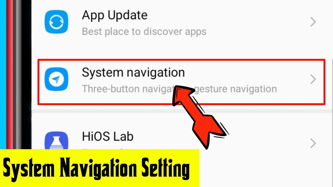 Techno Mobile Phone || System Navigation Setting || Three Button ...