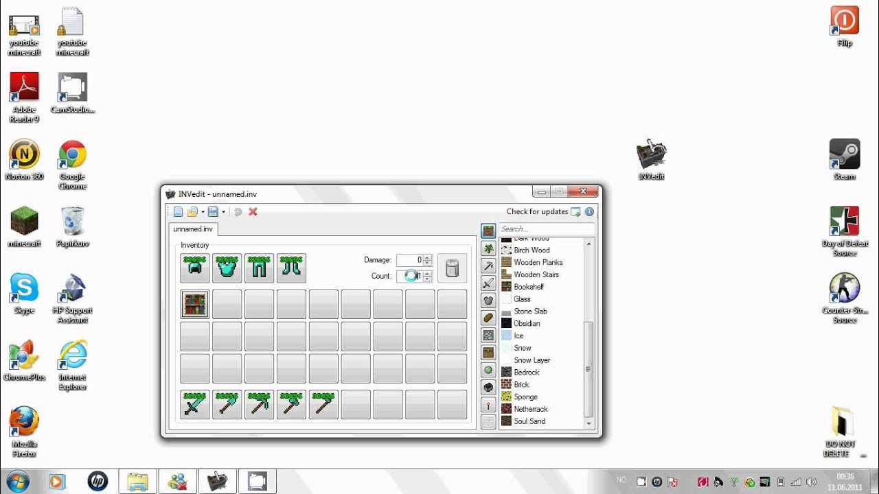 Minecraft INVedit Tutorial - YouTube