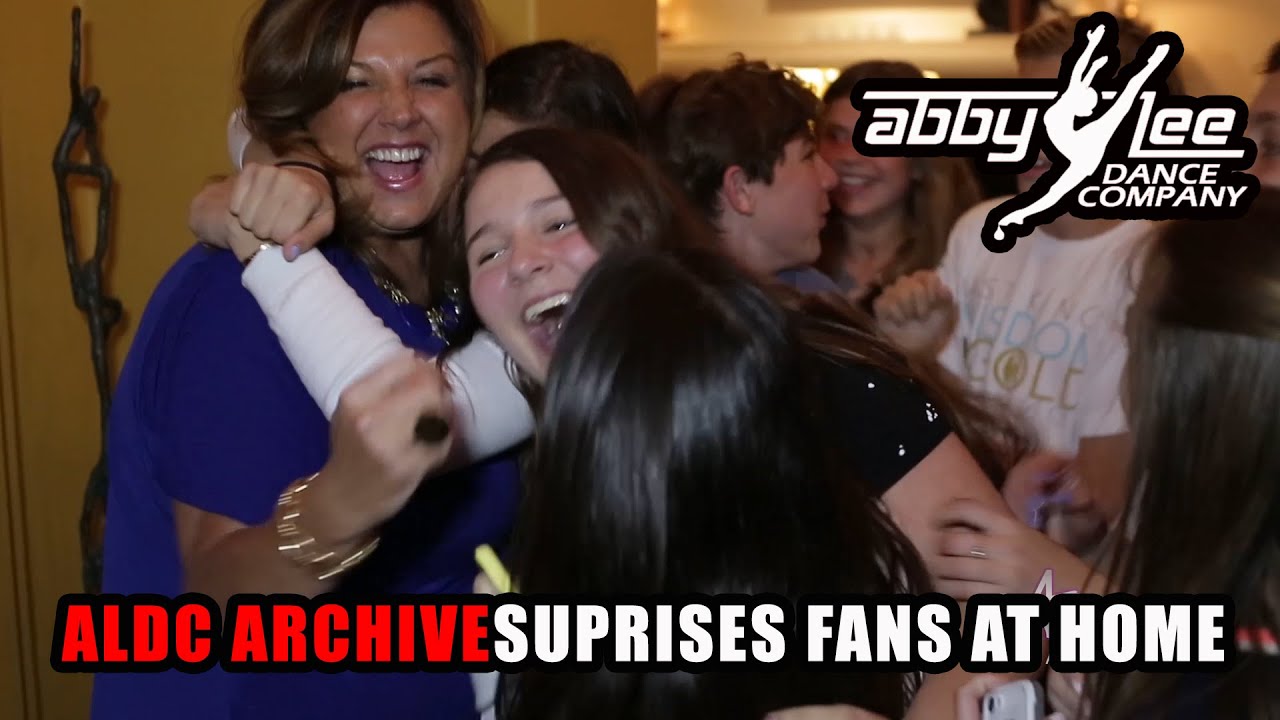 ALDC ARCHIVE ABBY LEE MILLER SURPRISES FANS AT HOME - YouTube