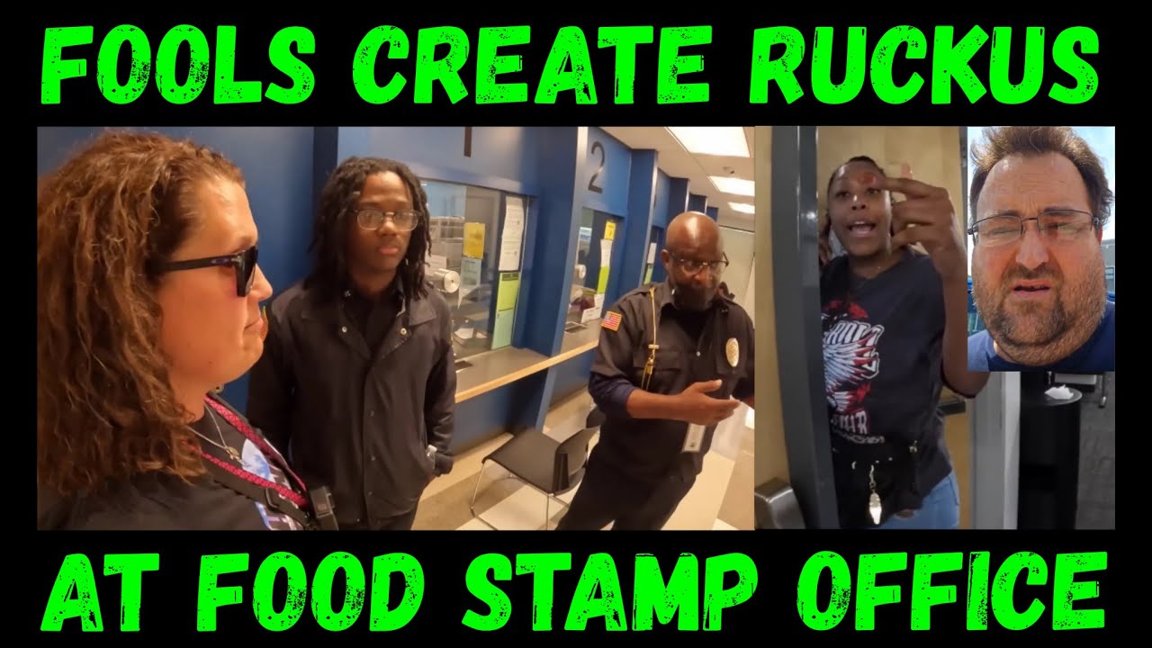 Frauditors Lana & Rusty Create Ruckus at Food Stamp Office! - YouTube
