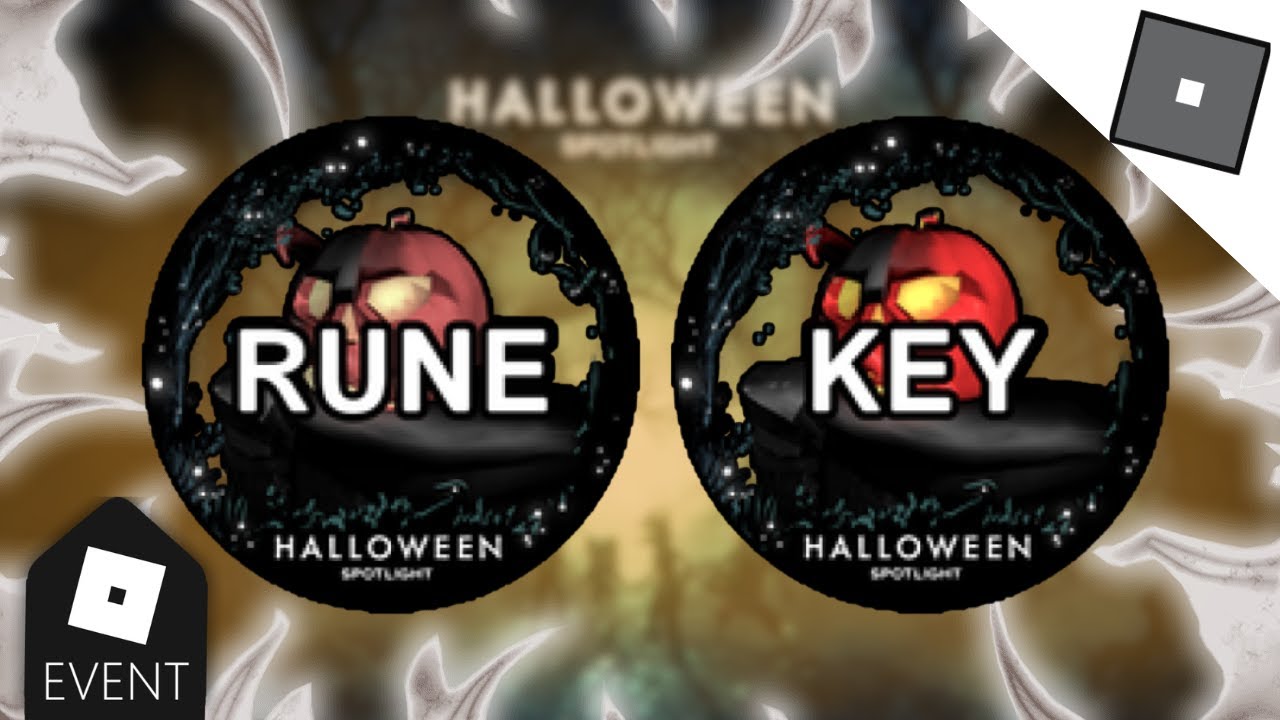 ROBLOX EVENTO - COMO CONSEGUIR A RUNA + CHAVE DO EVENTO HALLOWEEN ...