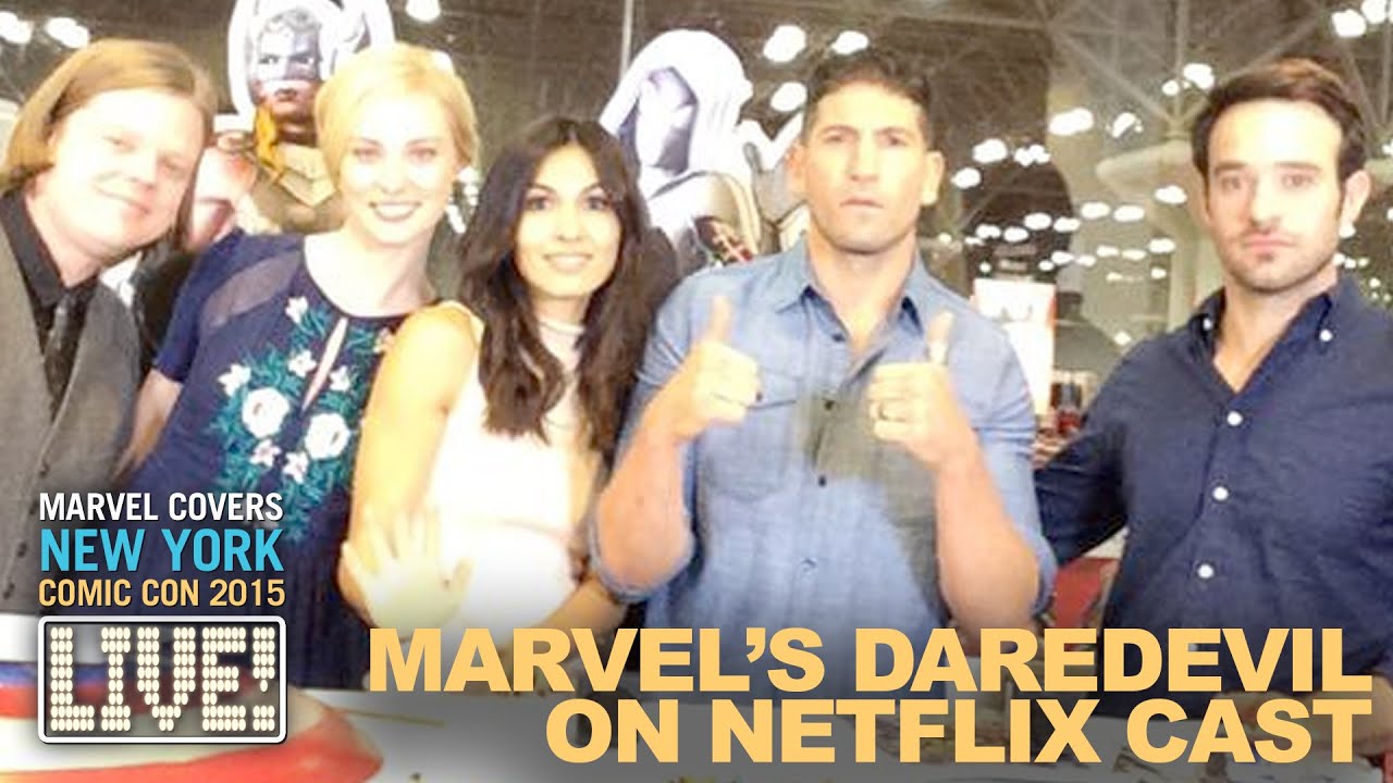 The Cast of Marvel's Daredevil drop by Marvel LIVE! - YouTube