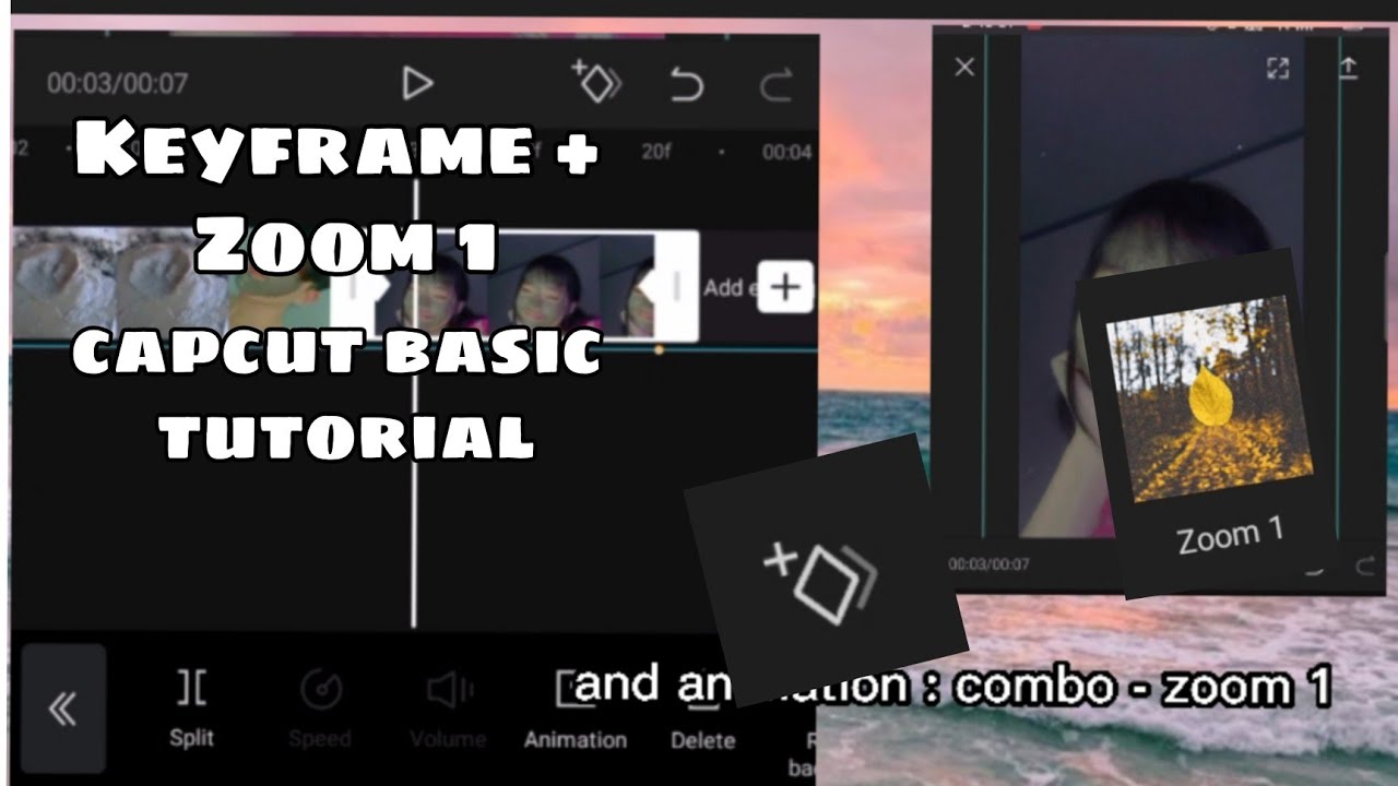 Keyframe + Zoom 1 | Capcut Basic Tutorial - YouTube