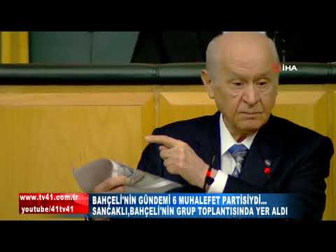 SANCAKLI,BAHÇELİ'NİN GRUP TOPLANTISINDA YER ALDI