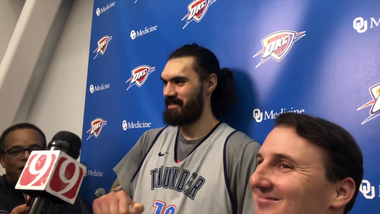 Thunder - Steven Adams on Game 3 vs Portland - YouTube