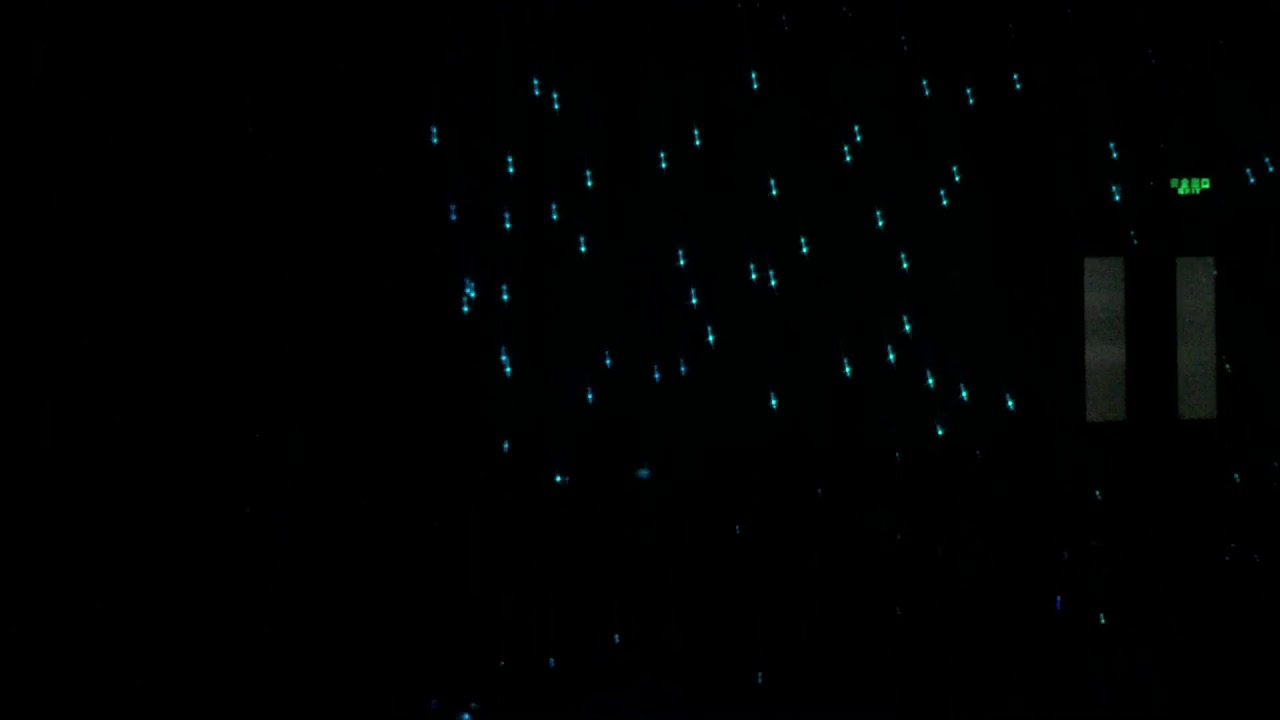 white laser Raining effect - YouTube