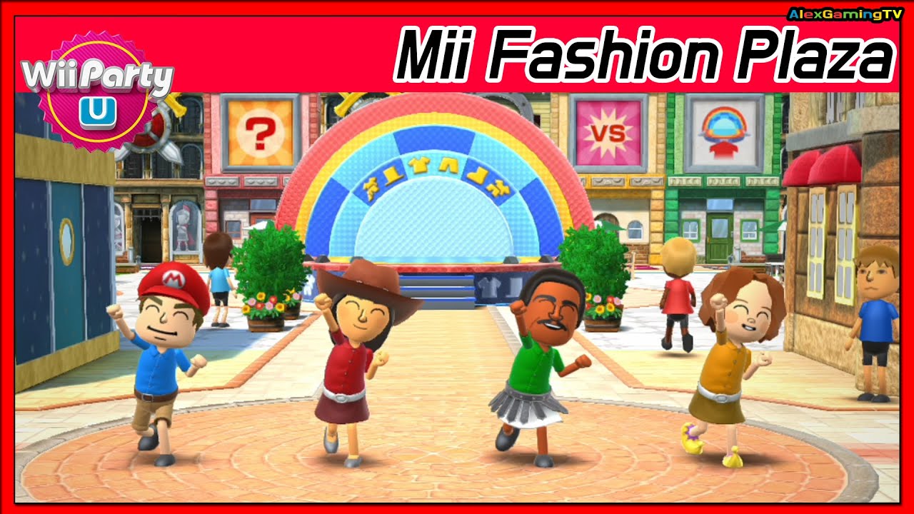 Wii Party U - Mii Fashion Plaza ( Expert Com, Eng Sub) Player Thomas Vs ...
