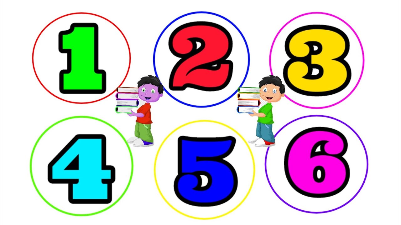 123 write and read counting hindi | one two three number picture 1 to ...