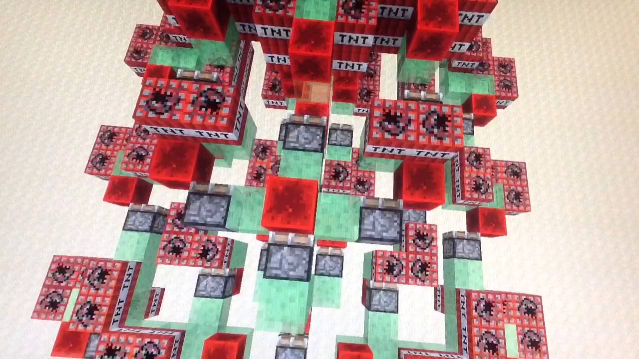 Minecraft Titan Nuke by MegaDiamondRAL 2 cockpits, Ignitor, 2 stacks of ...