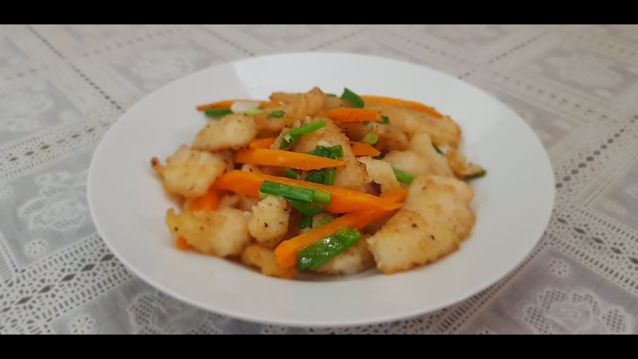 Stir Fry Fish Fillet - YouTube