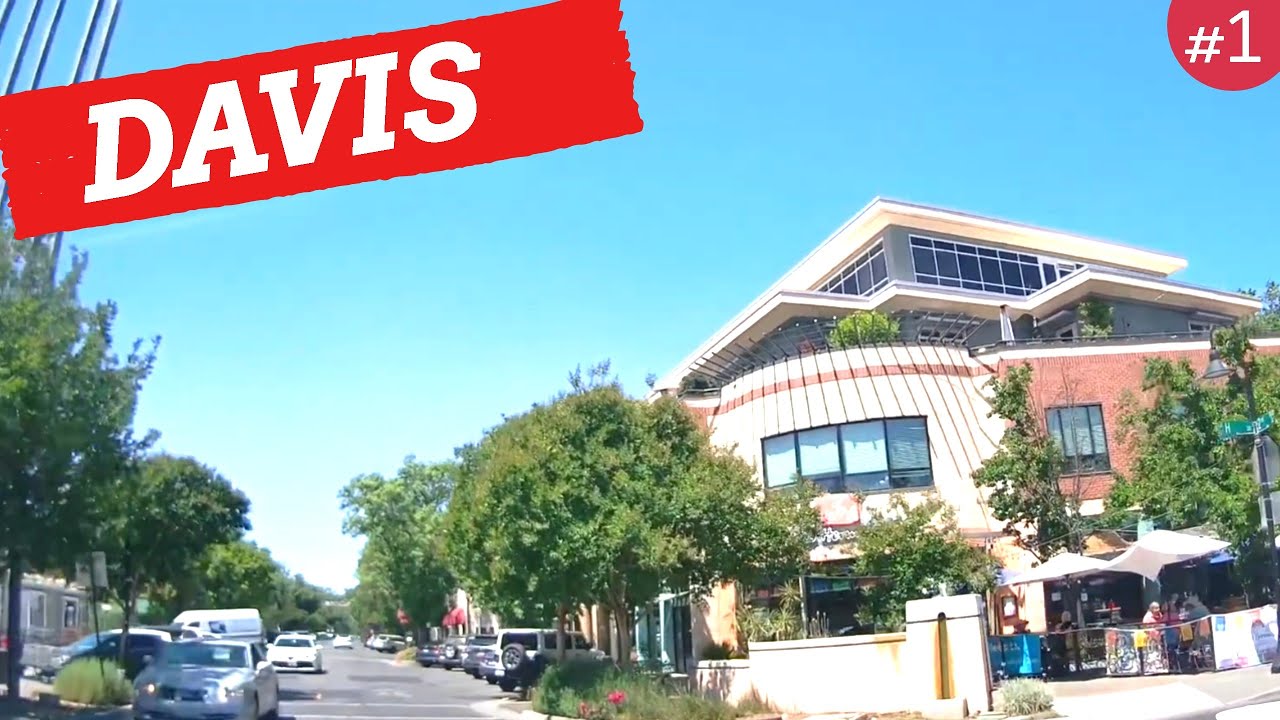 Driving Downtown - Davis California - USA - YouTube