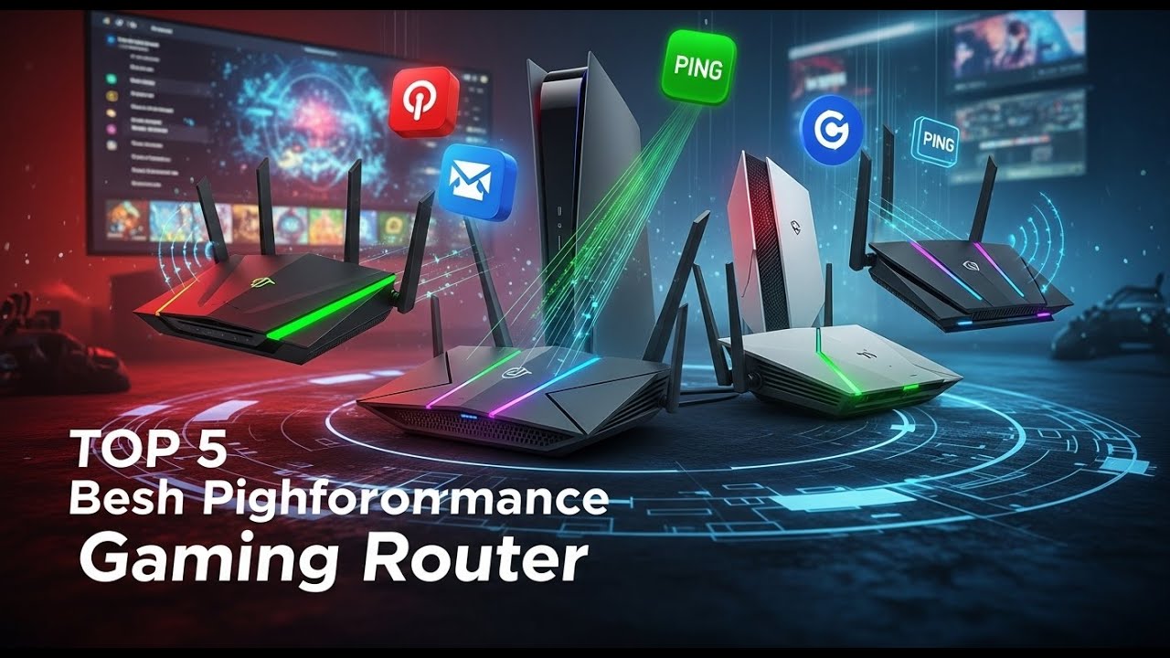 TOP 5 Best High Performance Gaming Router 2025 | Pro Gamers' Secret ...