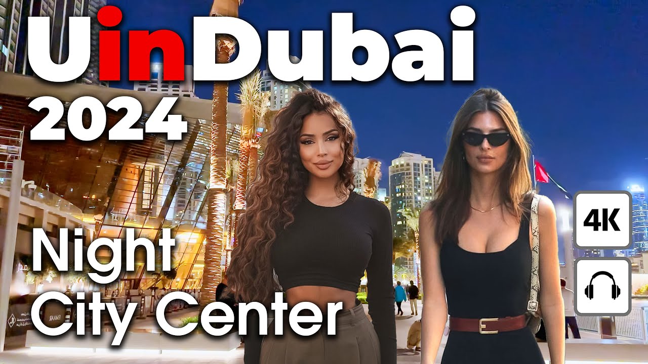 Dubai Live 24/7 🇦🇪 Amazing City Center, Burj Khalifa [ 4K ] Walking ...