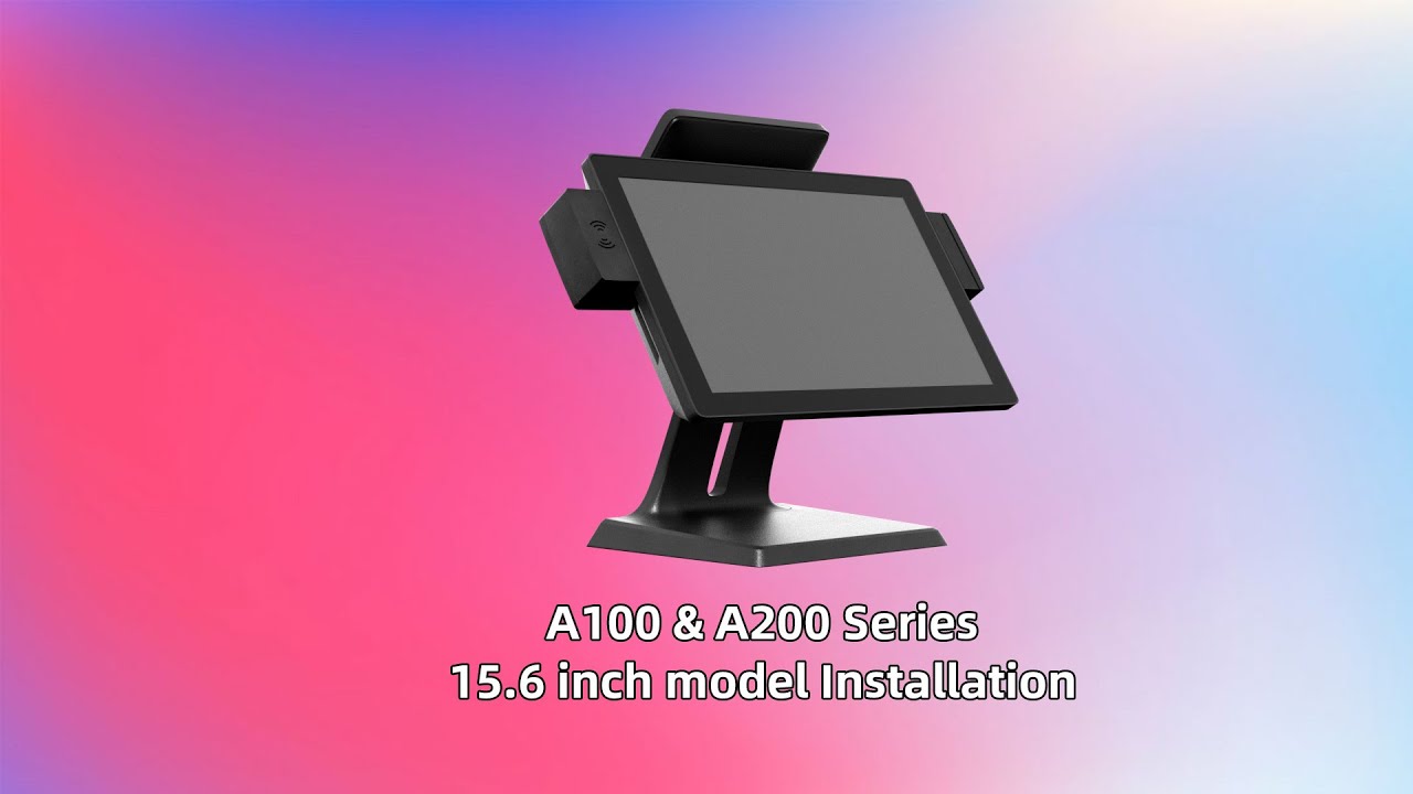 A100-156/ A200-156 Installation of Card Reader and Second Display - YouTube