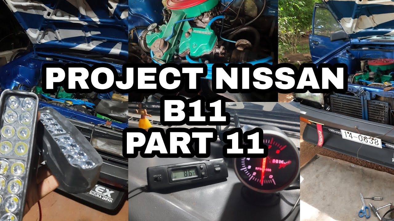Nissan B11 Restore Project Part 11 - YouTube