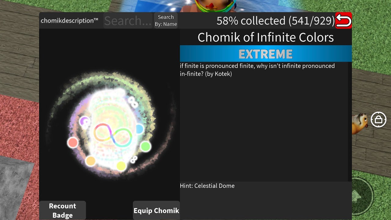 Find the Chomiks - Chomik of Infinite Colors 🎨 - Roblox Tutorial (Read ...
