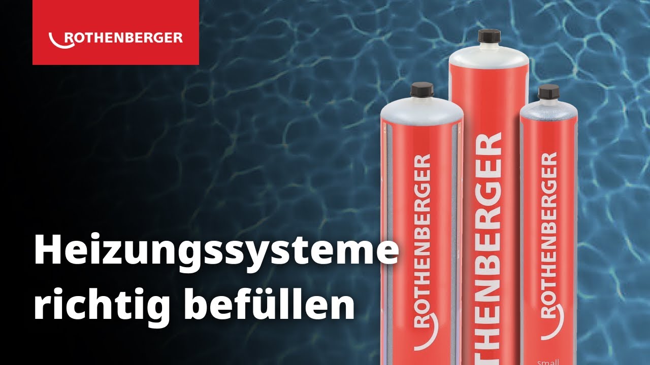 Wie befüllt man Heizungssysteme richtig? ROTHENBERGER ACADEMY - YouTube