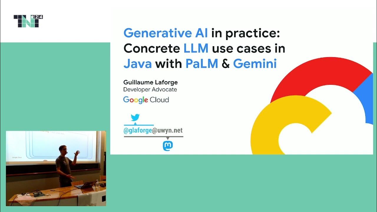 Generative AI par la pratique:cas concrets d’utilisation d’un LLM avec l’API PaLM -Guillaume ...