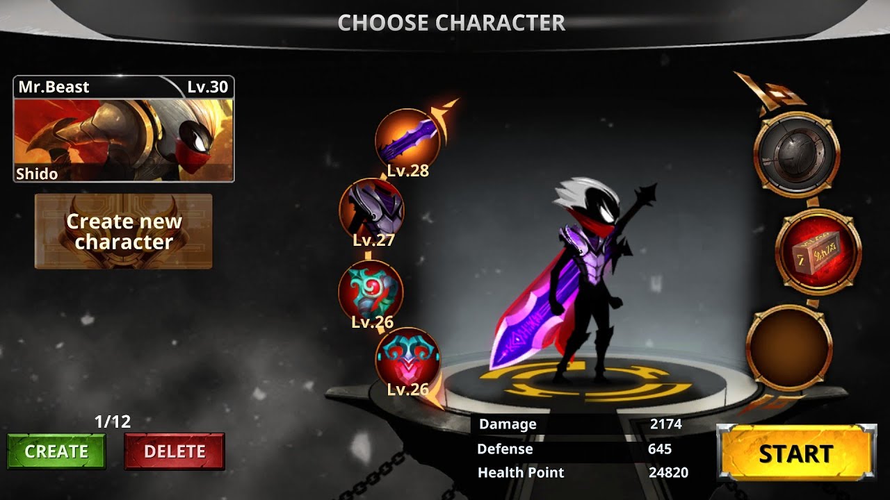 All The Hero Characters In Stickman Legend. - YouTube