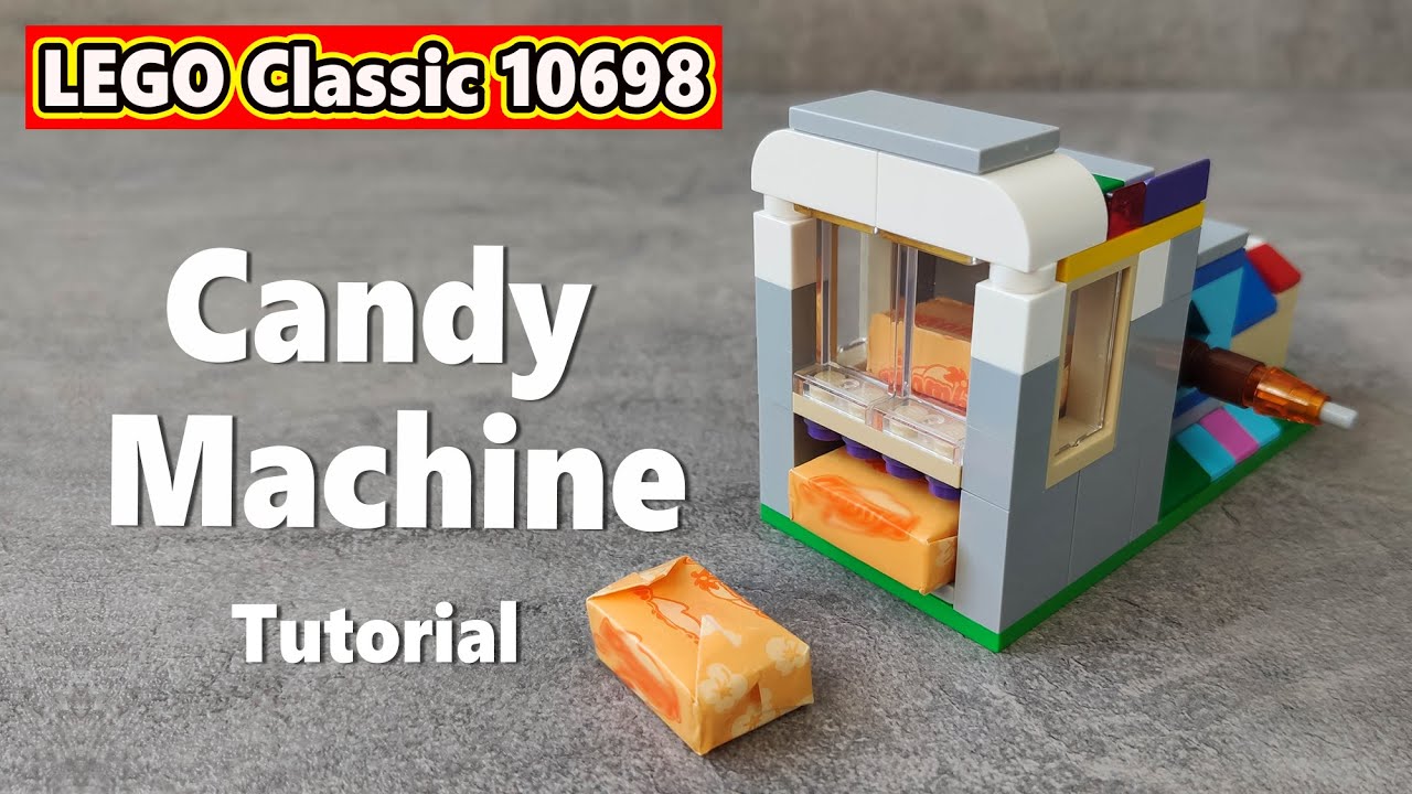 Lego Tutorial CANDY MACHINE (moc) | LEGO Classic 10698 - YouTube