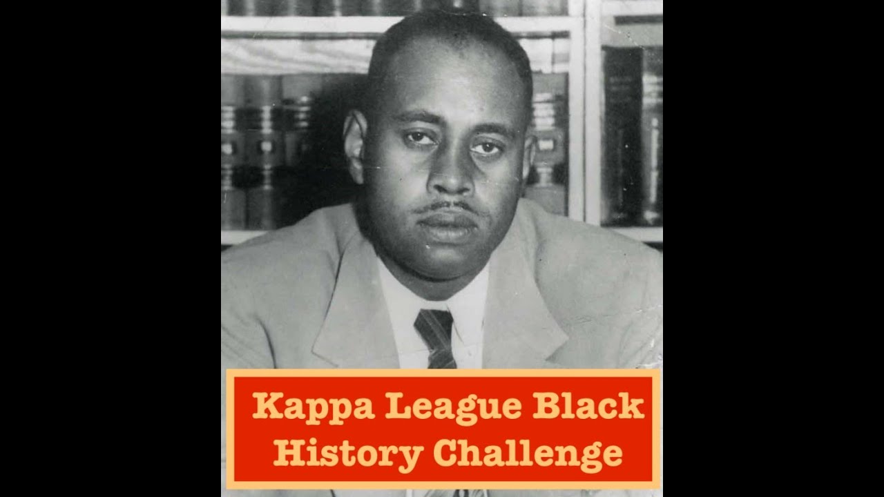2025 Kappa League Black History Video Challenge - Charles S. Scott Sr ...