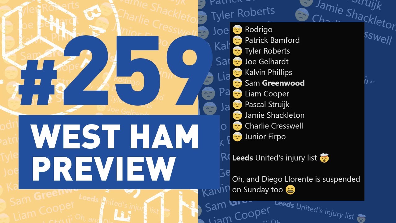 Oh no, not another one! | Podcast 269: Part 2 | West Ham Preview - YouTube