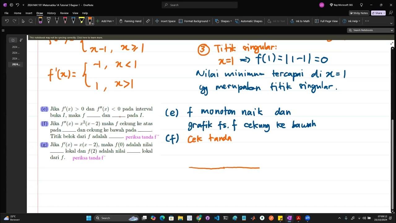 2024 MA1101 Matematika 1A Tutorial 5 Part 1 Levina - YouTube