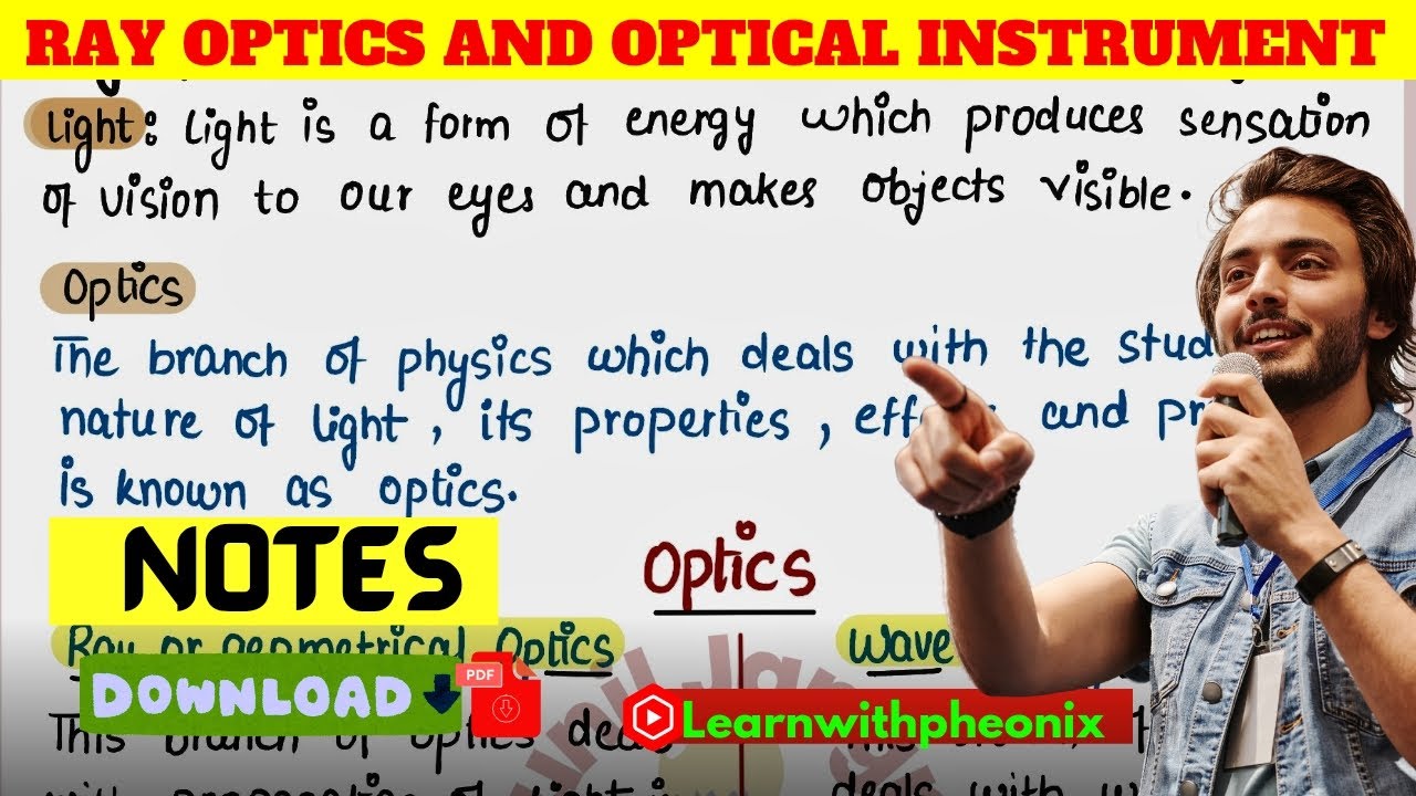 | Ray optics and optical instruments |Class 12th| Physics chapter 9 ...