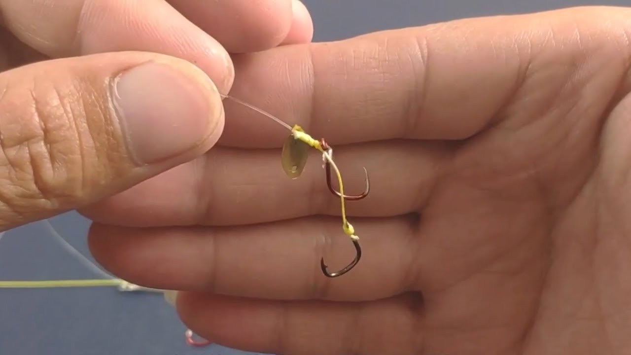 The magical double hook melon seed sequins, the tying method is here ...