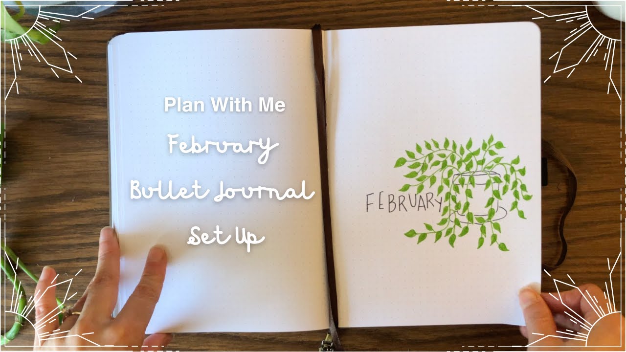 Plan With Me | Bullet Journal Set Up | February 2024 - YouTube