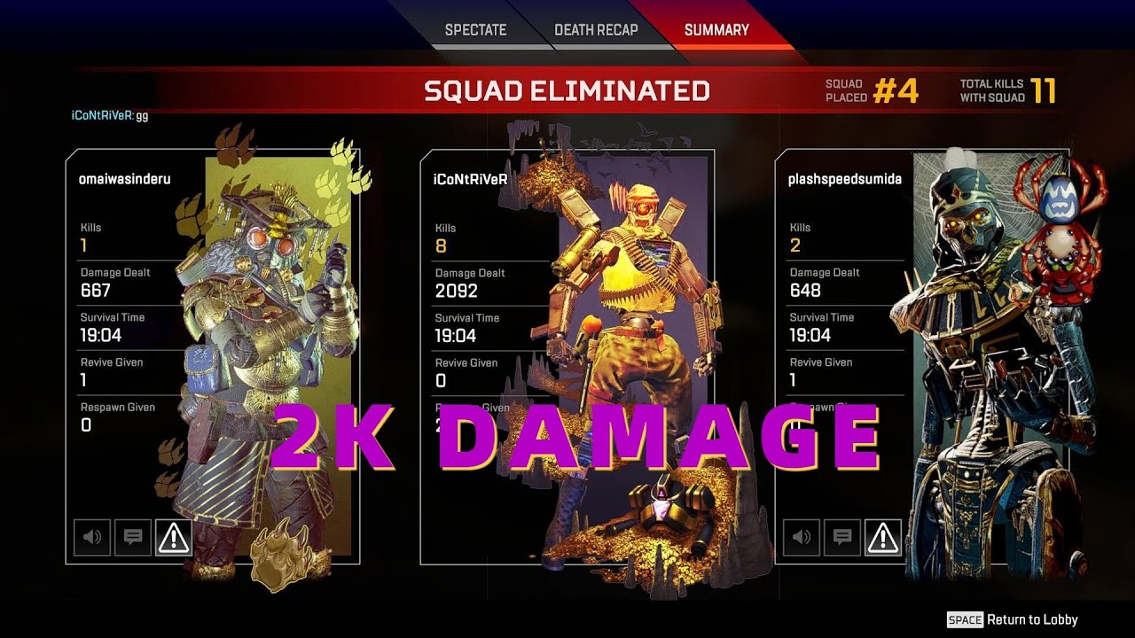 "2K DAMAGE" | Gameplay #15 | Apex Legends - YouTube