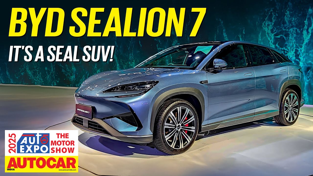 BYD Sealion 7 - New premium SUV coming in March 2025 | Auto Expo 2025 ...