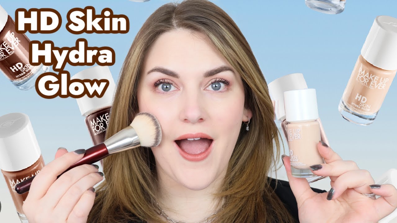 MAKEUP FOREVER HD SKIN HYDRA GLOW FOUNDATION | 11 HOUR WEAR TEST - YouTube