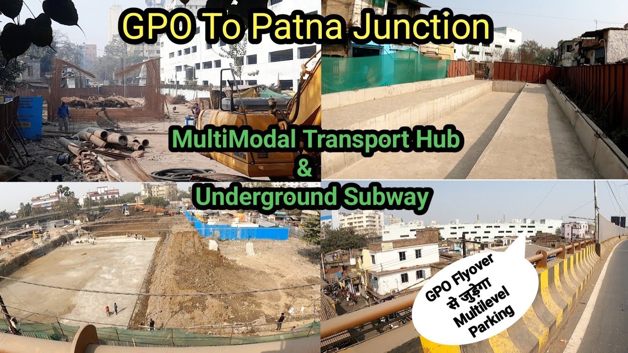 GPO Flyover से जुड़ेगा Multilevel Parking & Patna's 1st Travelator ...