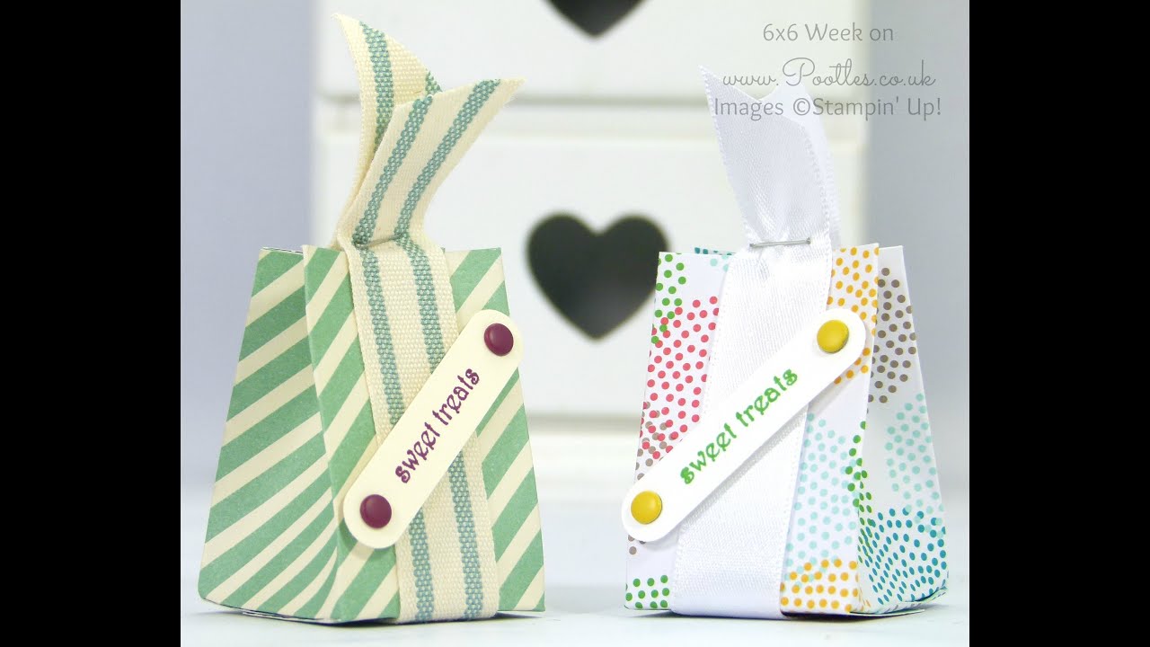 Pootles 6x6 Week #6 Tiny Treat Box Tutorial - YouTube