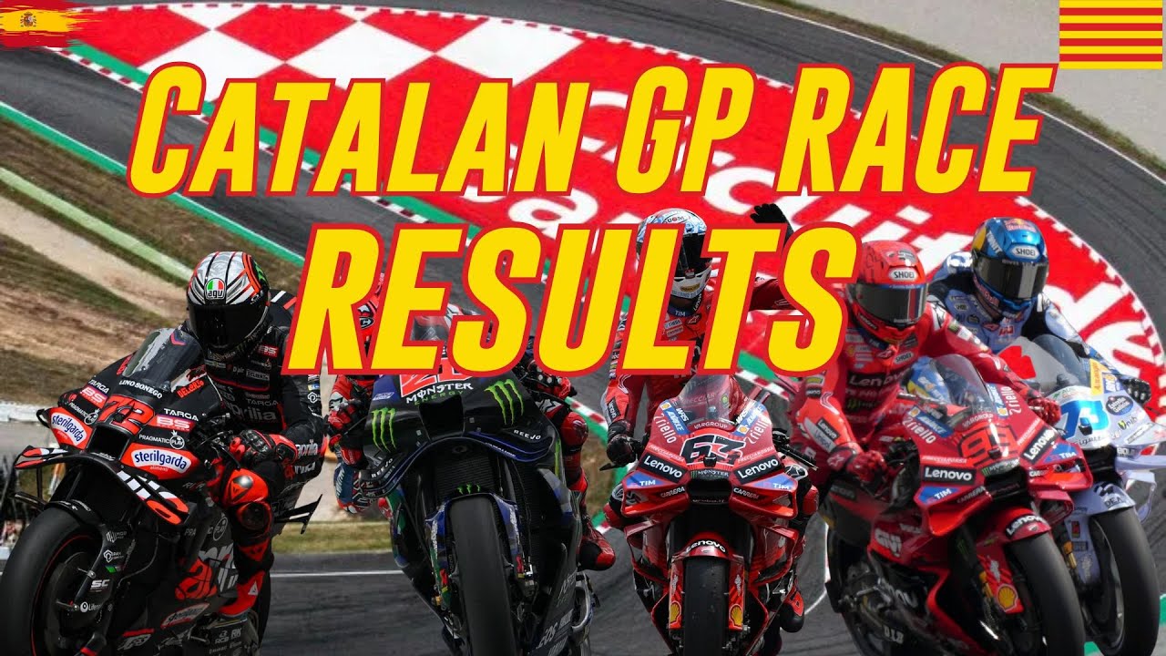 Catalan MotoGP Race Results | Motogp News 2025 - YouTube