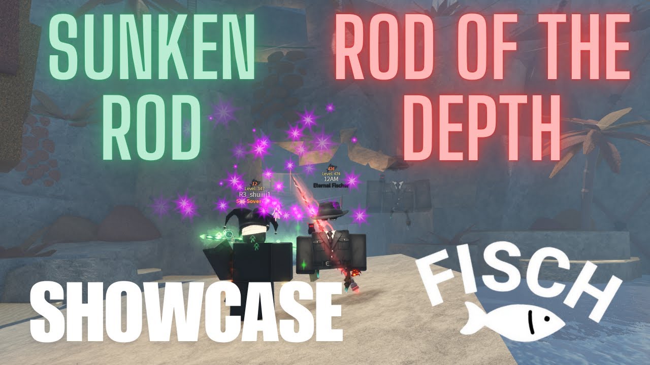 First Ever Sunken Rod and Rod of the Depth showcase | Fisch - YouTube