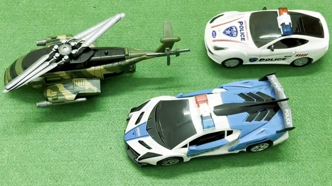 Monster Police Car Unboxing | Remote Control Car | Battery Operated Bus ...