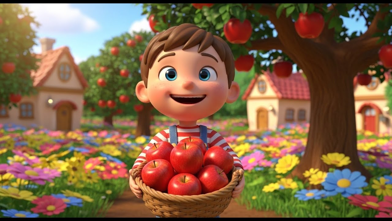 Contando Manzanas en el Huerto | Canciones Infantiles y Rimas ...