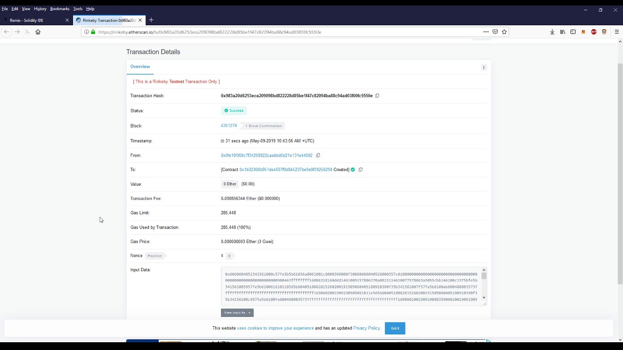 How To Deploy Smartcontract Using Remix And Metamask Youtube 2609