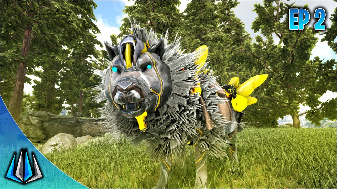 TAMING MYTH ALIEN WOLF!- ARK: AG Myth #EP2 - YouTube