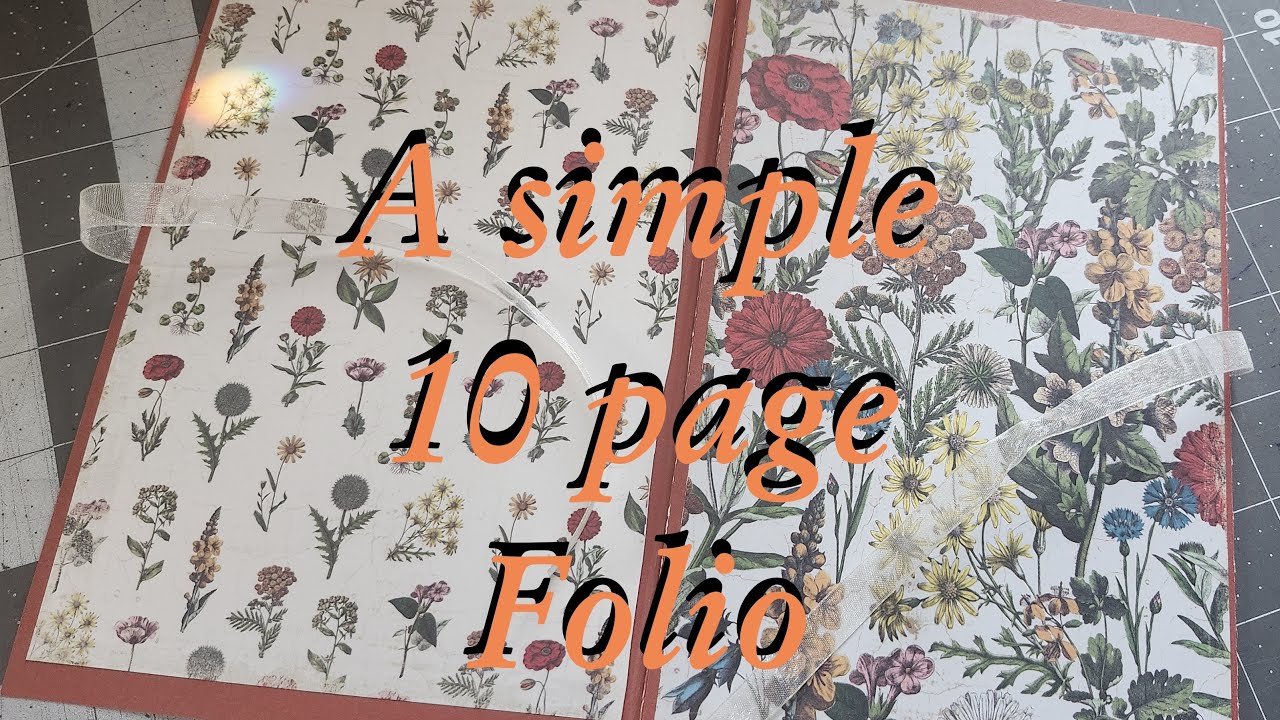Making an easy folio - YouTube
