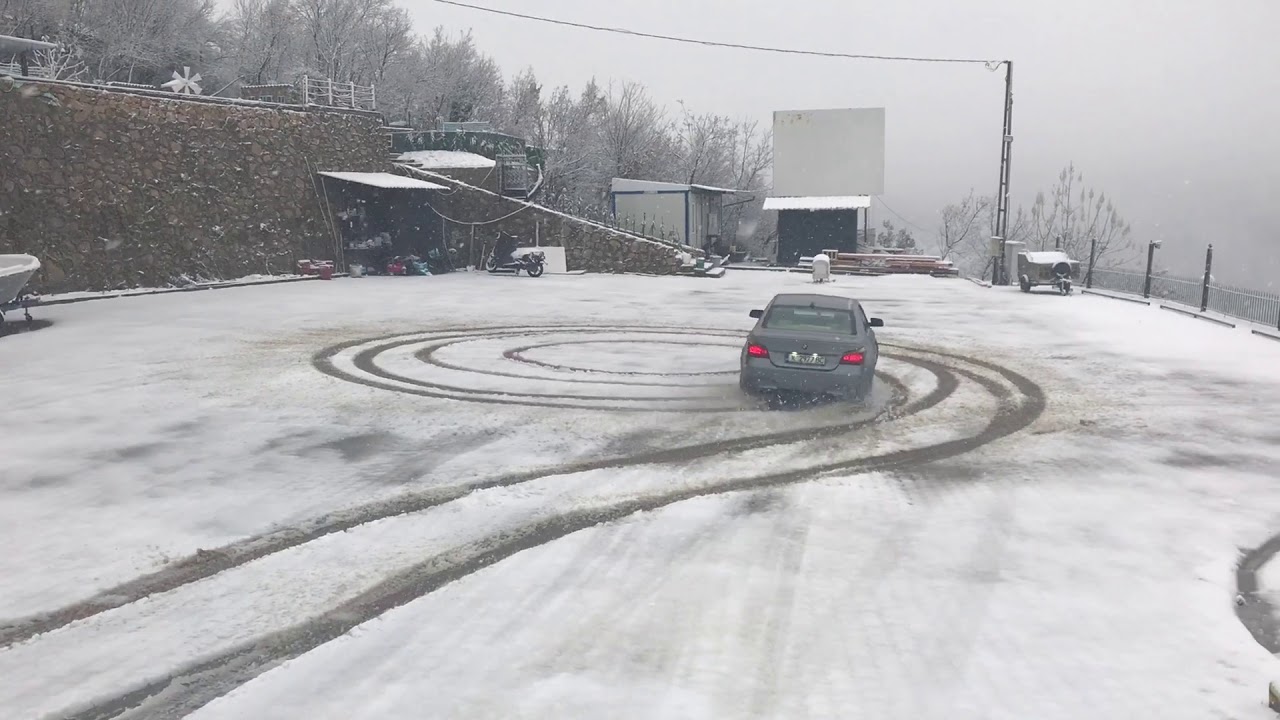 Bmw e60 535d ///M5 snow drift vol5 - YouTube