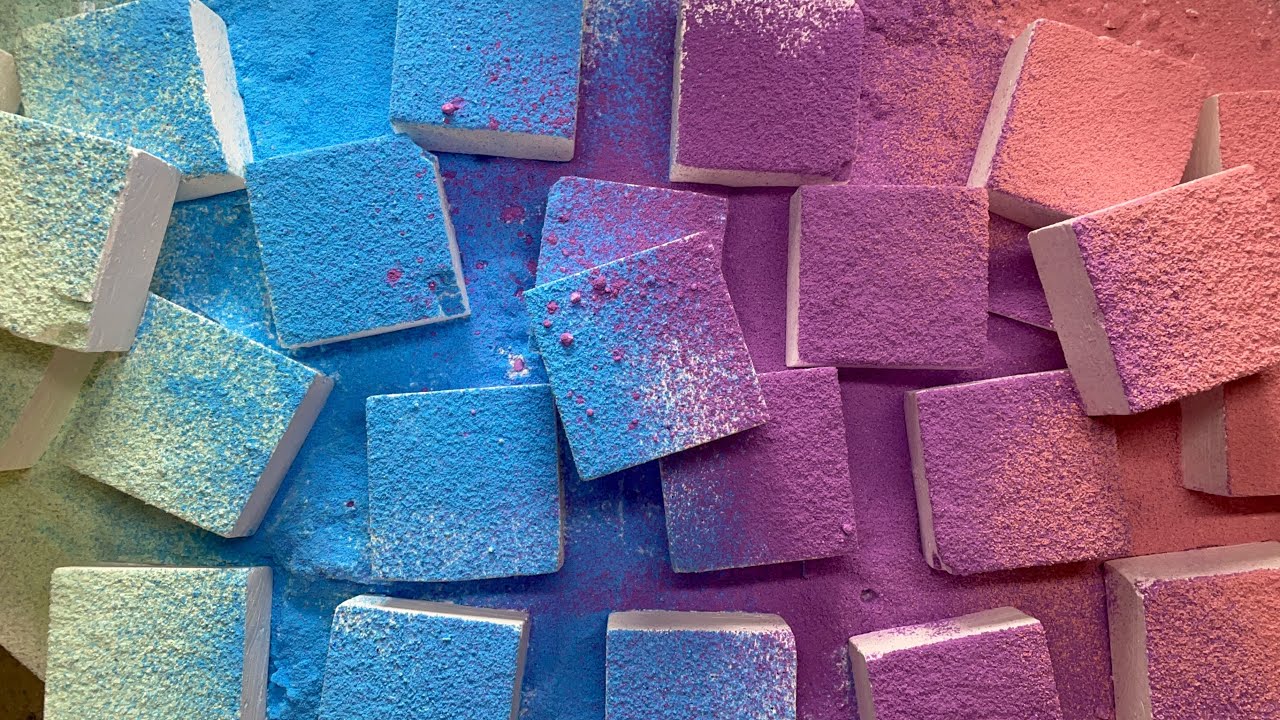 Sifted Chalk Powder on Alpha Mix - I, S, U Chalks💕💕 - YouTube
