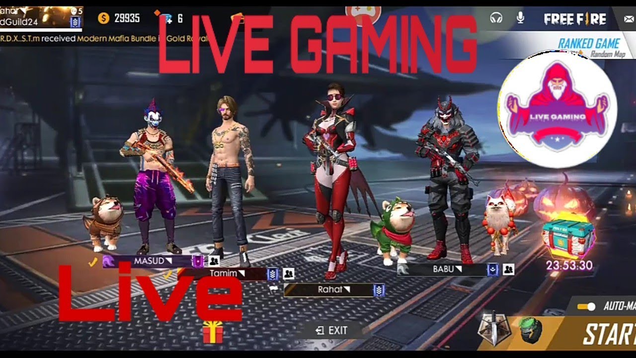 free fire game live \\ LIVE GAMING// - YouTube