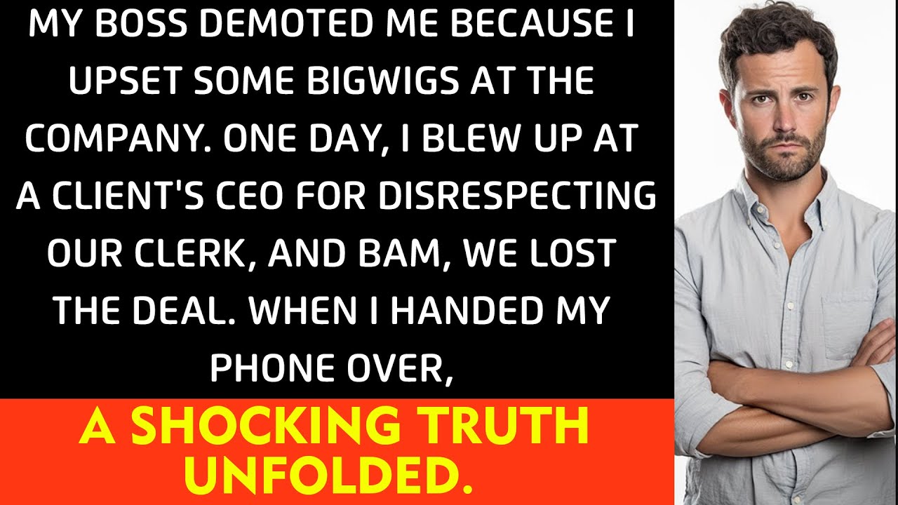 "I Lost My Promotion for Angering My Boss—Then I Confronted a Client ...