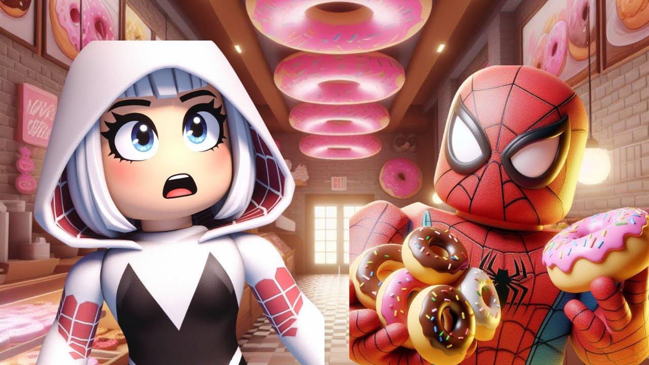 Spidey and Pixie Escape The Doughnut Shop - ROBLOX OBBY - YouTube