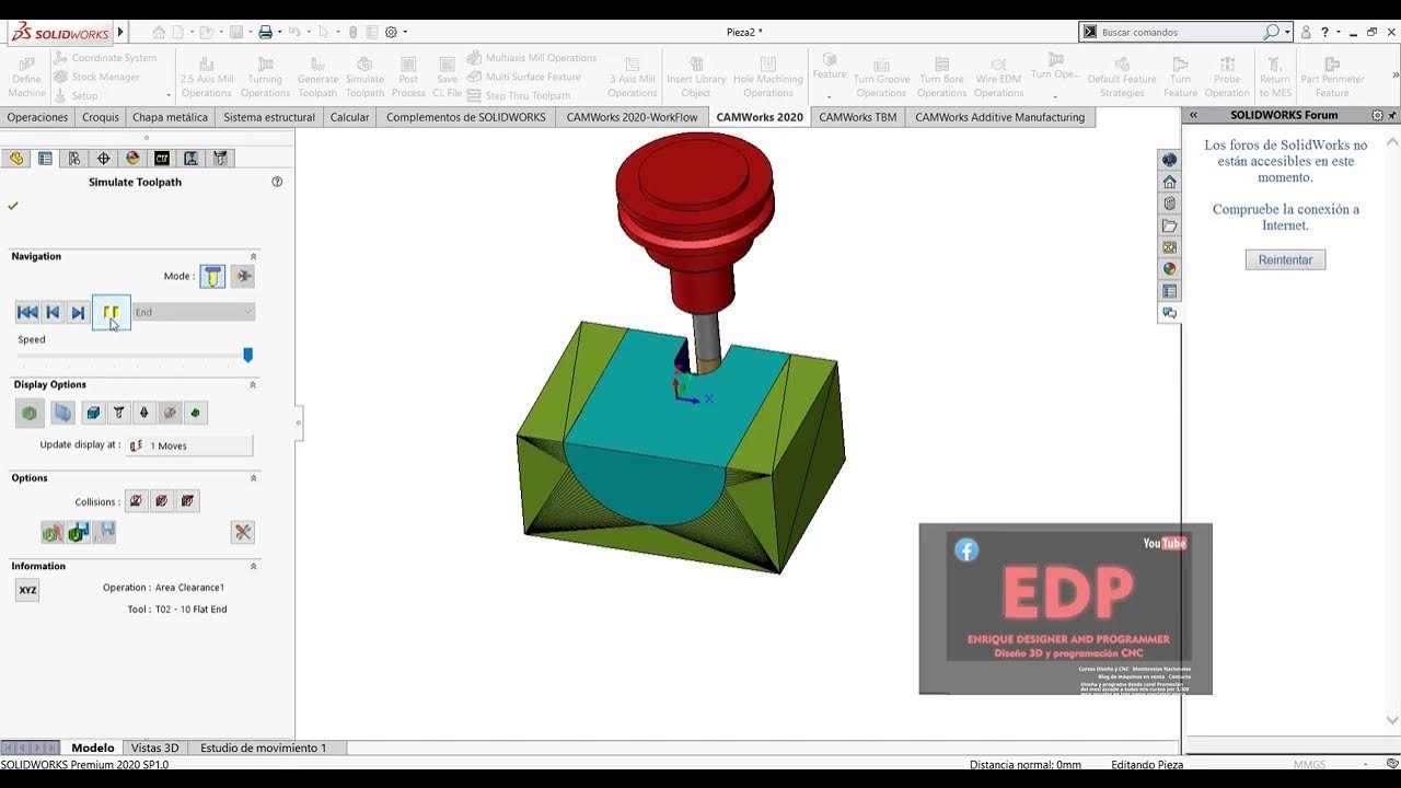 Camworks tutorial 9 - YouTube